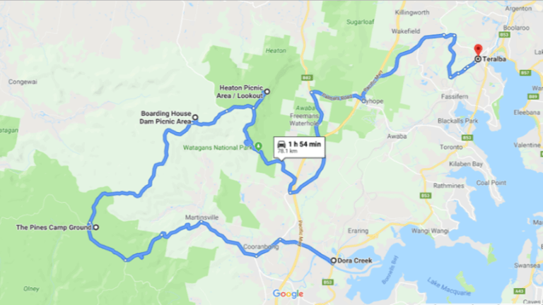 Watagans state forest | view of Lake Mac | Lake Mac Family Life