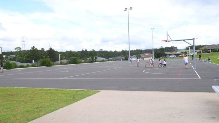 Pasterfield Sports Complex | climbing net | Lake Mac Family Life