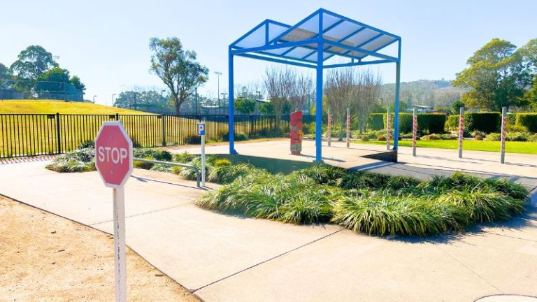 Bike, scooter track Speers Point Playground | Lake Mac Family Life