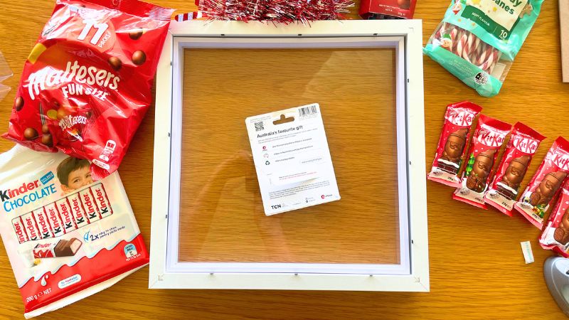Shadow Box Frame gift idea | Christmas | Lake Mac Family Life